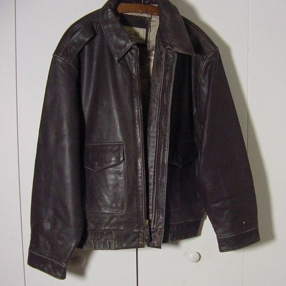 G3 /GIII | Jackets & Coats | Vtg Classic G3 Authentic Brown Leather ...